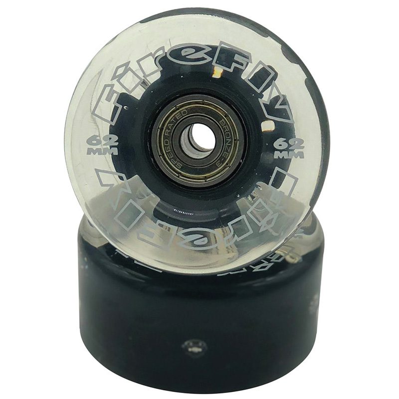 Firefly Light up Indoor and Outdoor Roller Wheels - ROLLER SKATE USA
