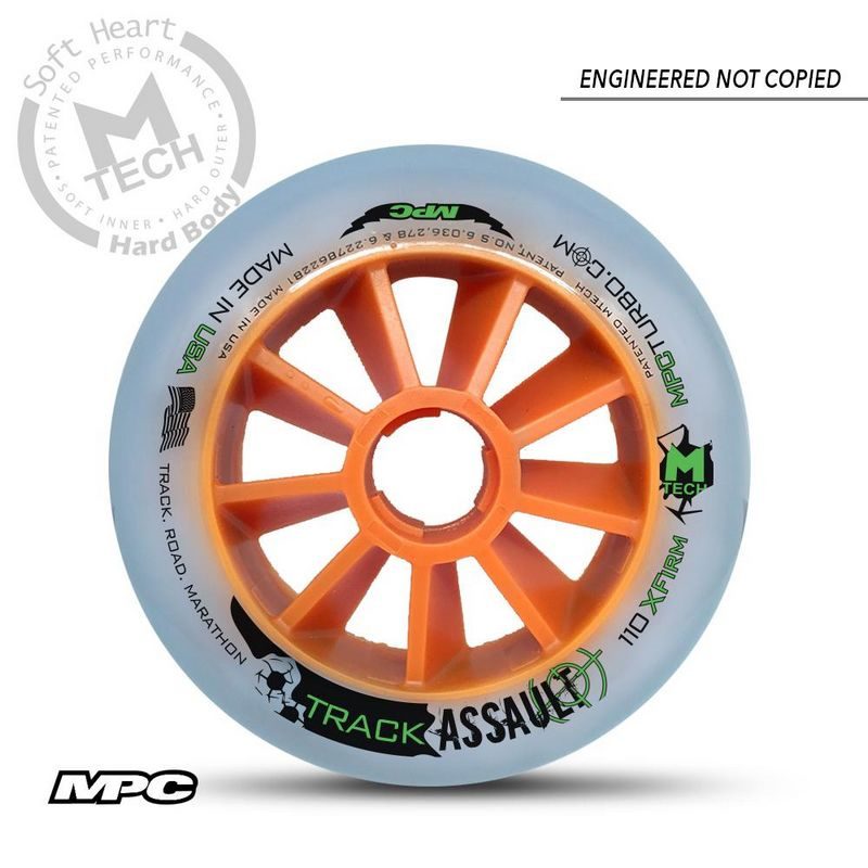 MPC Track Assault XFirm Road Inline Speed wheels - ROLLER SKATE USA