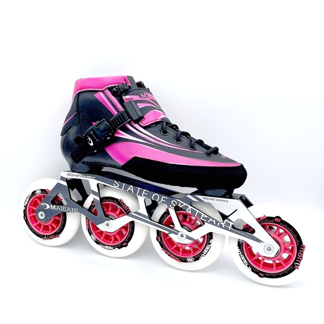 Mariani Pixel Pink Speed Skate Package – ROLLER SKATE USA