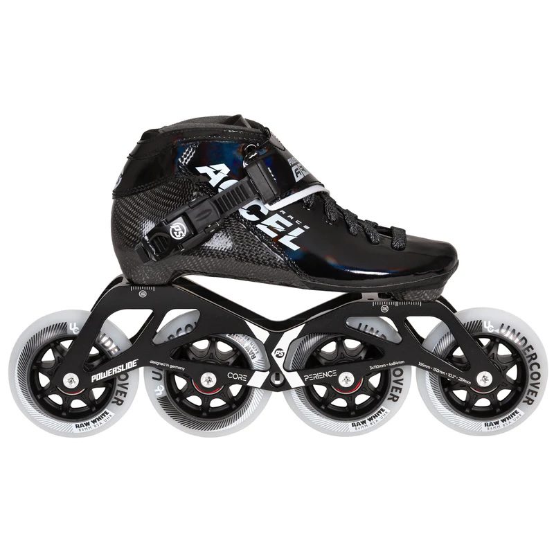 Powerslide Accel Race Black Kids Skate – ROLLER SKATE USA