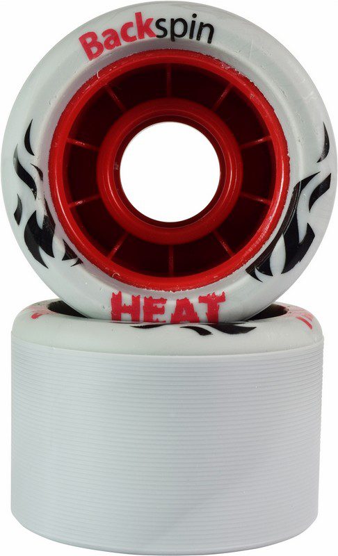 BackSpin Heat Roller Skate Wheels - ROLLER SKATE USA