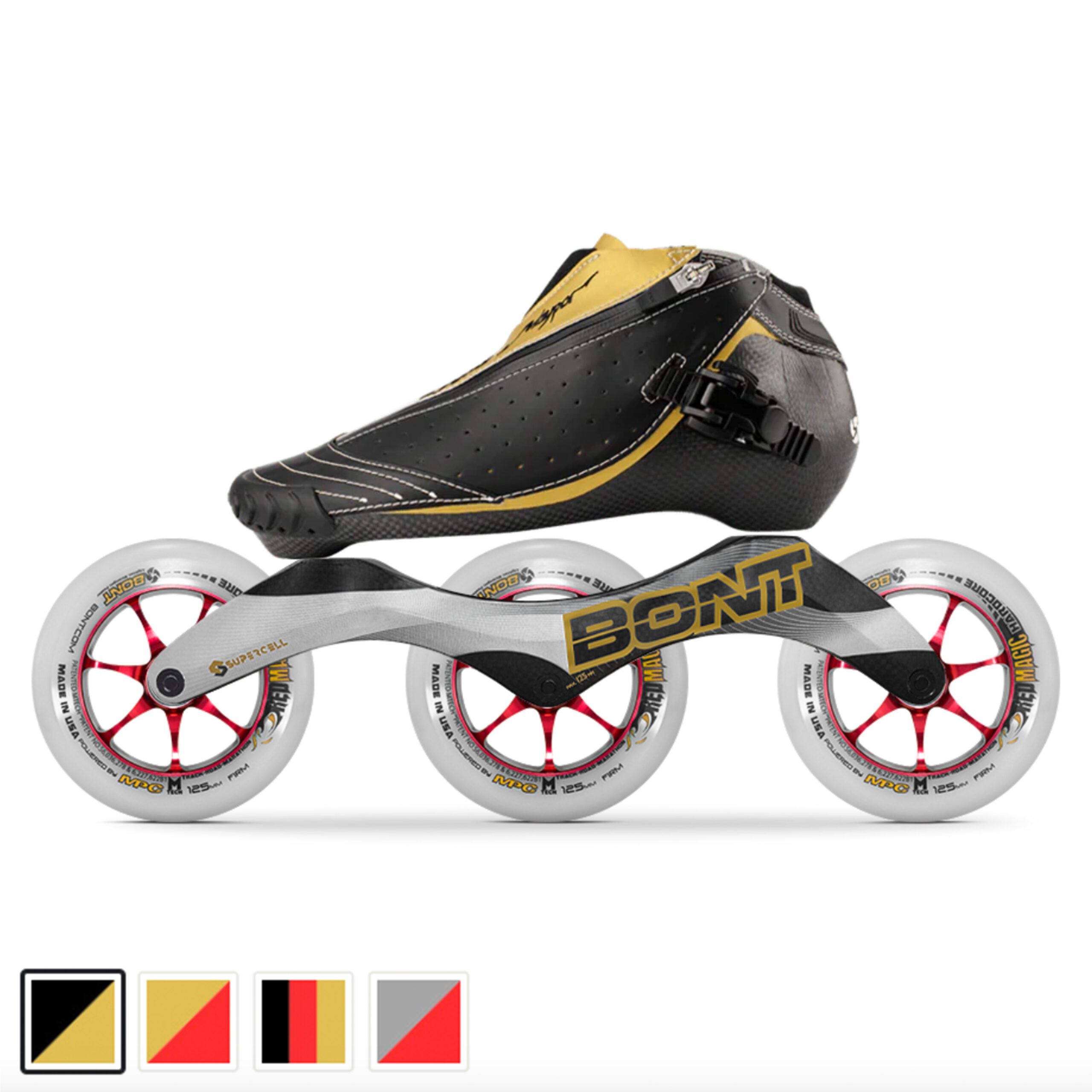 Bont Vaypor Zipper Toebox Inline Skate with Supercell Frame - ROLLER ...