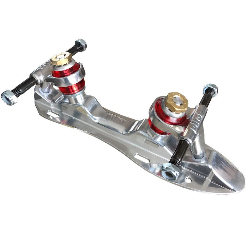 Falcon NTS Polished Quad Plate - ROLLER SKATE USA