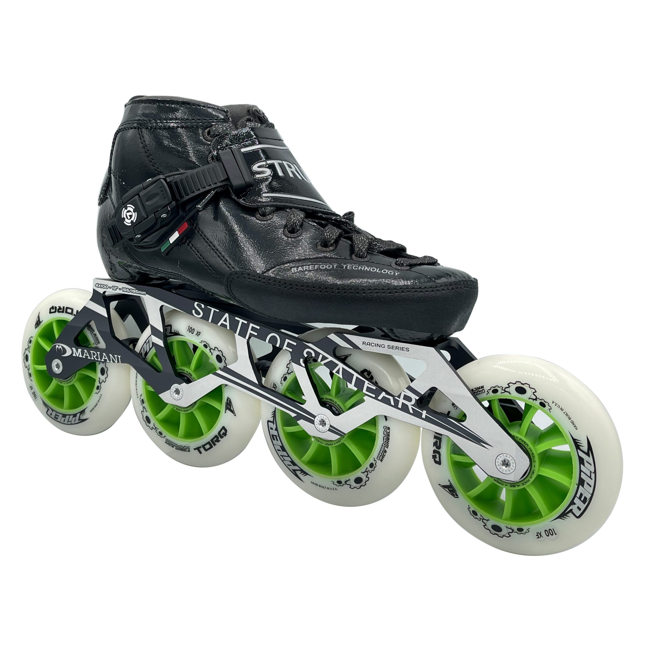 Luigino Strut Skate Package W/ Mariani Genesi frame - ROLLER SKATE USA