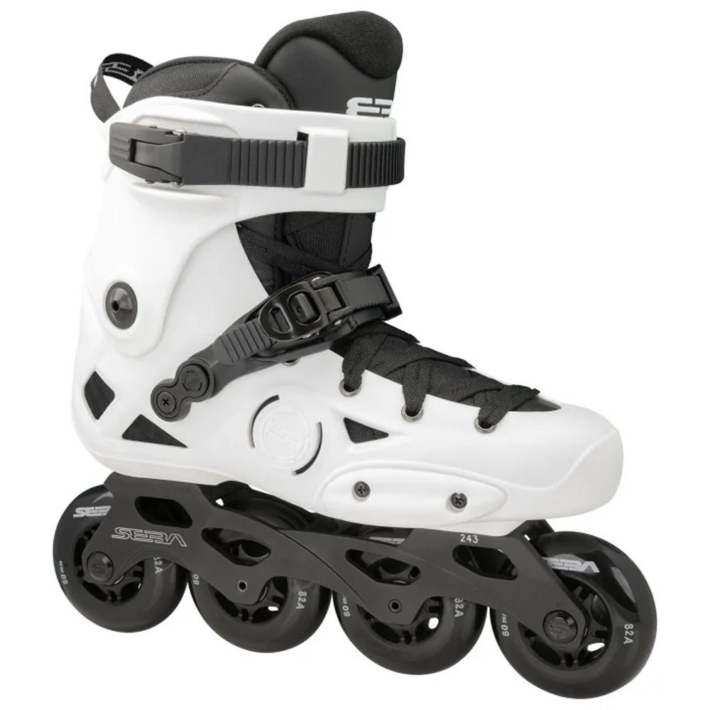 Seba E3 80 Premium White Freestyle Skate 2025 - ROLLER SKATE USA
