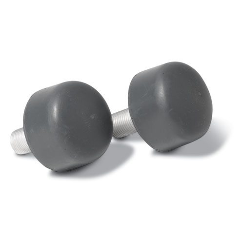 Sure Grip Grey Cream Toe Stops Accessories - ROLLER SKATE USA