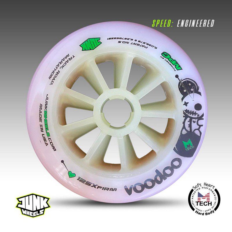 Junk Voodoo XFirm 125MM Inline Speed wheels - ROLLER SKATE USA