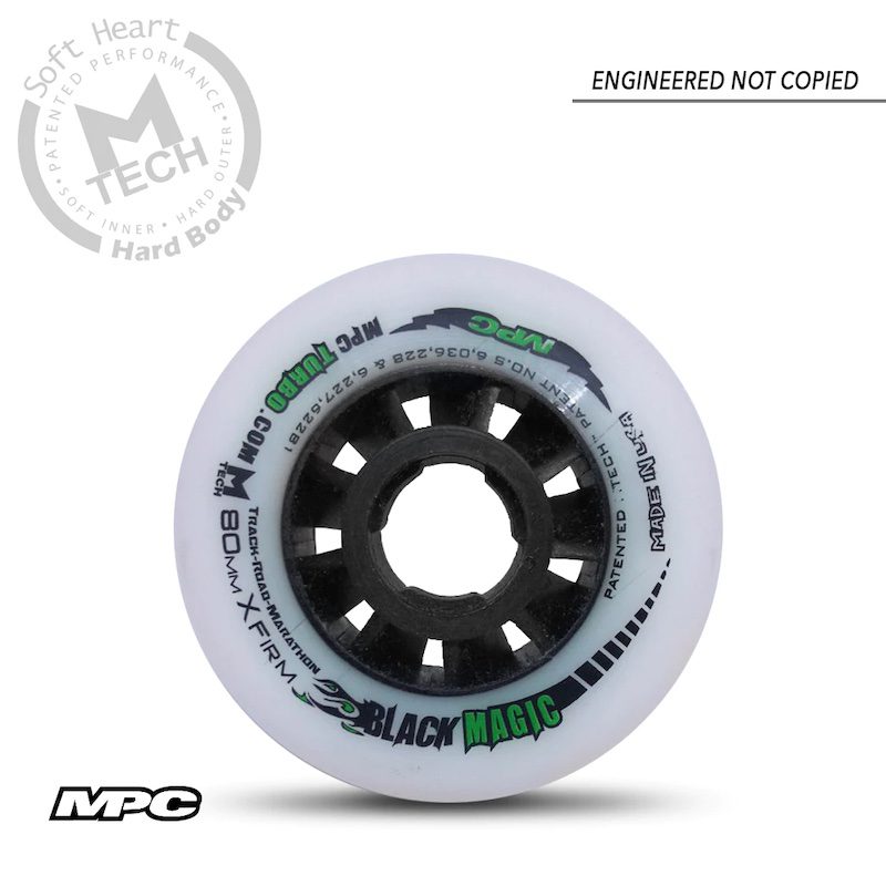 MPC Black Magic XFirm Inline Speed wheels - ROLLER SKATE USA