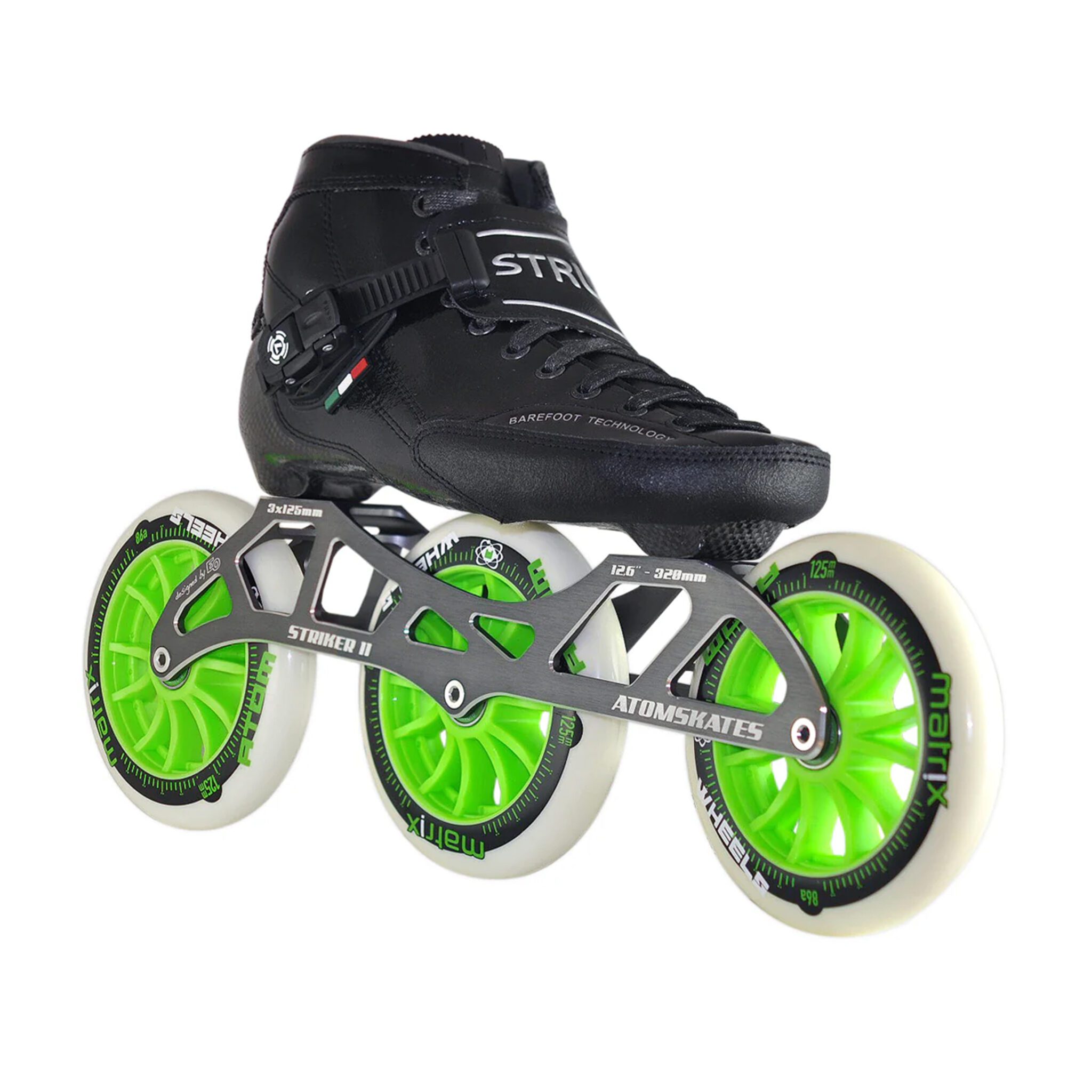 Luigino Strut 125 Inline Skate Package With Striker Mark II | Inline ...
